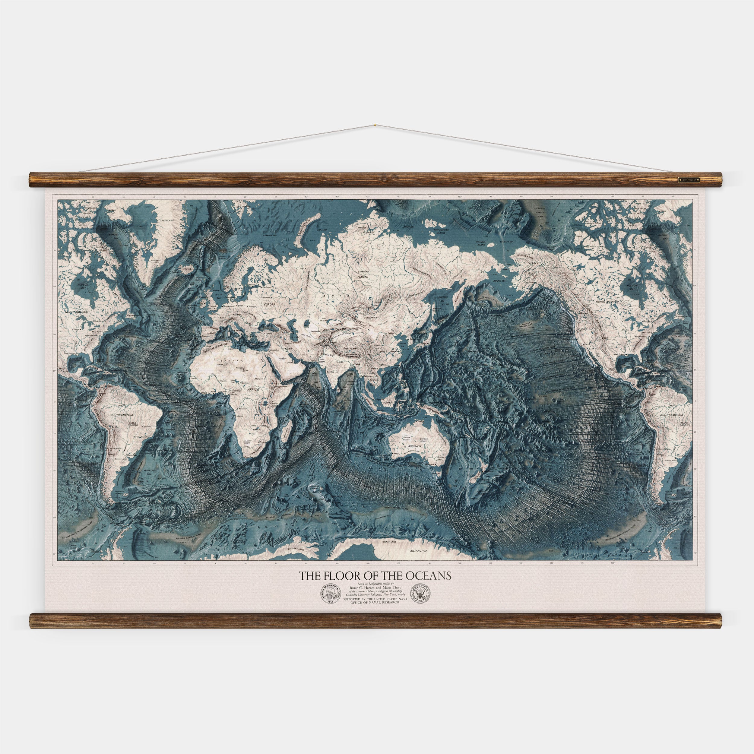 World Relief Map – Erstwhile